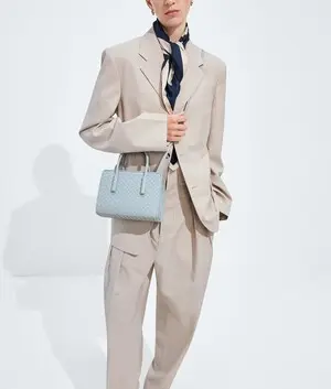 Bottega Veneta Baby Barbara Tote - Glacial