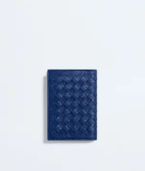 Bottega Veneta Woven Mycelium Flap Card Case