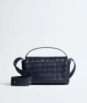Bottega Veneta Intrecciato Mini Bag With Flap