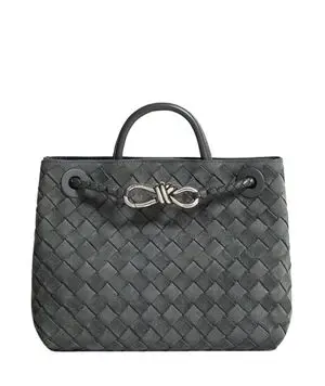 Bottega Veneta Small Andiamo - Obsidian Gray