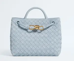 Bottega Veneta Small Andiamo Glacial