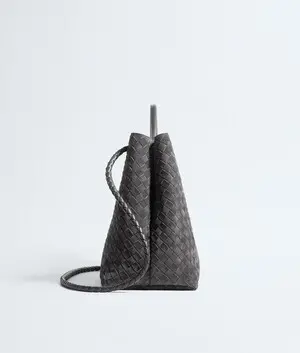 Bottega Veneta Large Andiamo - Obsidian Gray