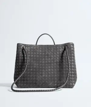 Bottega Veneta Large Andiamo - Obsidian Gray