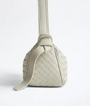 Bottega Veneta Nodo Shoulder Bag - Silica Gray