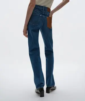 Bottega Veneta Medium Indigo Straight Leg Jeans