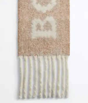 Bottega Veneta Jacquard Wool And Mohair Scarf