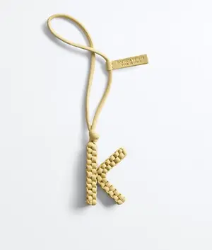 Bottega Veneta Letter K Charm - Butter