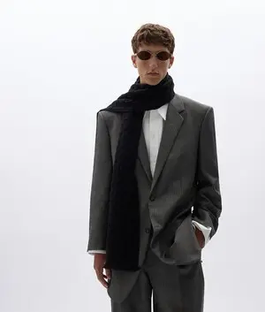 Bottega Veneta Cashmere Intrecciato Scarf