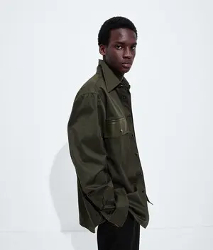 Bottega Veneta Cotton Gabardine Shirt