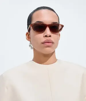 Bottega Veneta Classic Rectangular Sunglasses