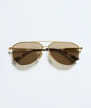 Bottega Veneta Classic Aviator Sunglasses