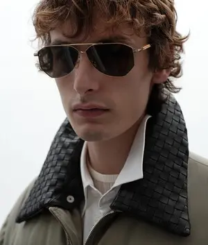 Bottega Veneta Classic Aviator Sunglasses