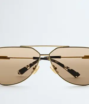 Bottega Veneta Classic Aviator Sunglasses