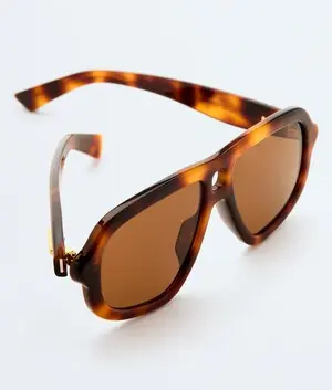 Bottega Veneta Sophia Ribbon Aviator Sunglasses