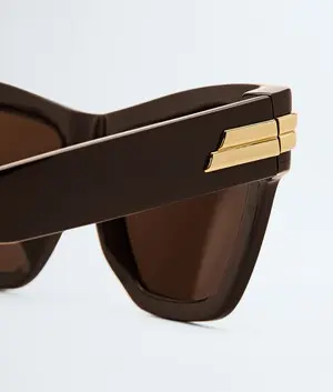 Bottega Veneta Mitre Cat Eye Sunglasses