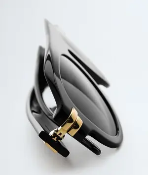 Bottega Veneta Mitre Aviator Sunglasses