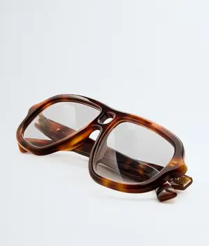 Bottega Veneta Sophia Ribbon Aviator Eyeglasses