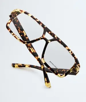 Bottega Veneta Mitre Aviator Eyeglasses