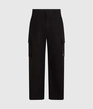 Karl Lagerfeld Coated Cotton Cargo Pants