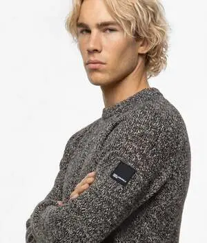 KL JEANS Wool-blend Mélange Sweater