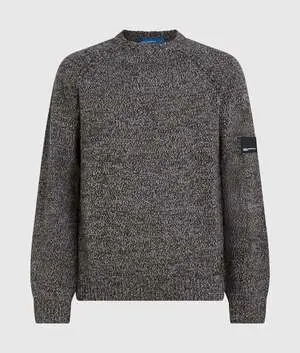 KL JEANS Wool-blend Mélange Sweater