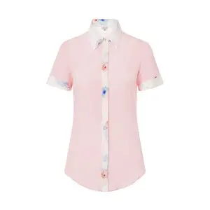 SOPHIE CAMERON DAVIES Pale Pink Classic Silk Shirt