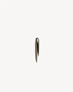 Saint Laurent Paris Pouch In Grain De Poudre Leather In Beige