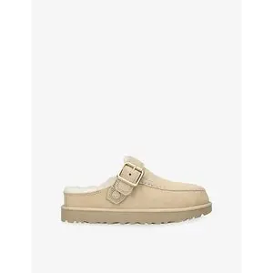 UGG Goldenstar Evelina Suede Mules - Beige