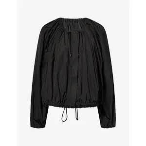 TOTEME Gathered Parachute Shell Jacket - Black