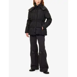 Moncler Agneux Hooded Shell-down Jacket