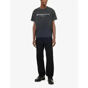 DUKE + DEXTER Mc Chess Washed Graphic-print Cotton T-shirt