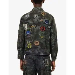 A BATHING APE Hybrid Camo Multi Badge Cotton Jacket