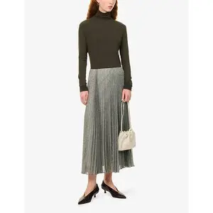 Vince Essential Turtle-neck Modal-jersey Top