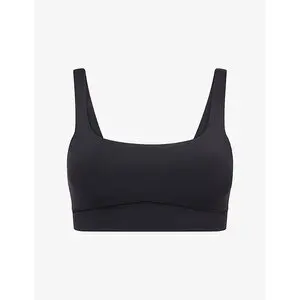 Vuori All The Form Square-neck Sports Bra - Black