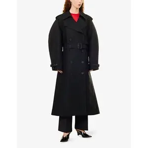 ANINE BING Pascale Cotton Maxi Trench Coat
