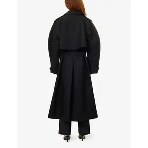 ANINE BING Pascale Cotton Maxi Trench Coat