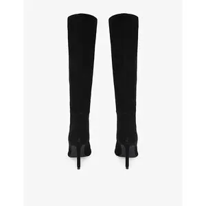Kurt Geiger Annabel Suede Heeled Knee-high Boots