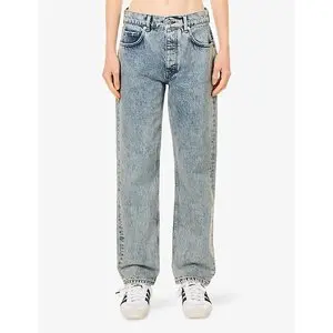 ANINE BING Kate High-rise Straight-leg Denim Jeans