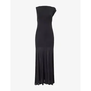 ST. AGNI Circle Hem Stretch-jersey Maxi Dress
