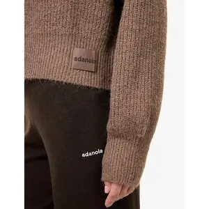 ADANOLA Ribbed Knitted Cardigan