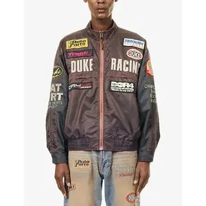 DUKE + DEXTER Vintage Embroidered Track Jacket
