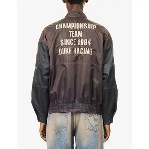 DUKE + DEXTER Vintage Embroidered Track Jacket