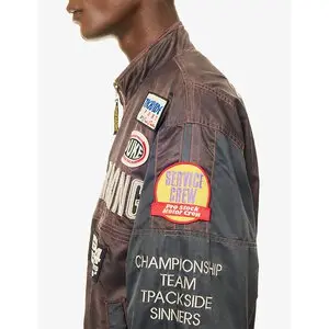 DUKE + DEXTER Vintage Embroidered Track Jacket