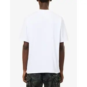 A BATHING APE Strawberry Bathing Ape Relaxed Graphic Cotton-jersey T-shirt - White