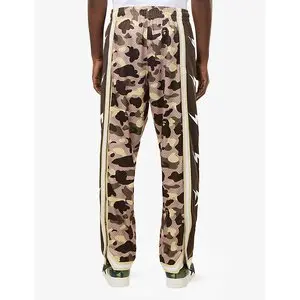 A BATHING APE Color Camo High Split Relaxed Mesh Woven Trousers