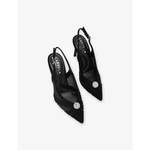 Carvela Lumera Mesh Sling-back Courts