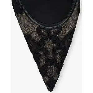 CHRISTIAN LOUBOUTIN Miss Z Mesh Lace Pumps