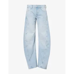 Free People Fable Twisted Seam Barrel Leg Jeans
