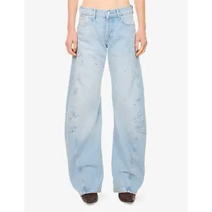 Free People Fable Twisted Seam Barrel Leg Jeans