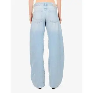 Free People Fable Twisted Seam Barrel Leg Jeans